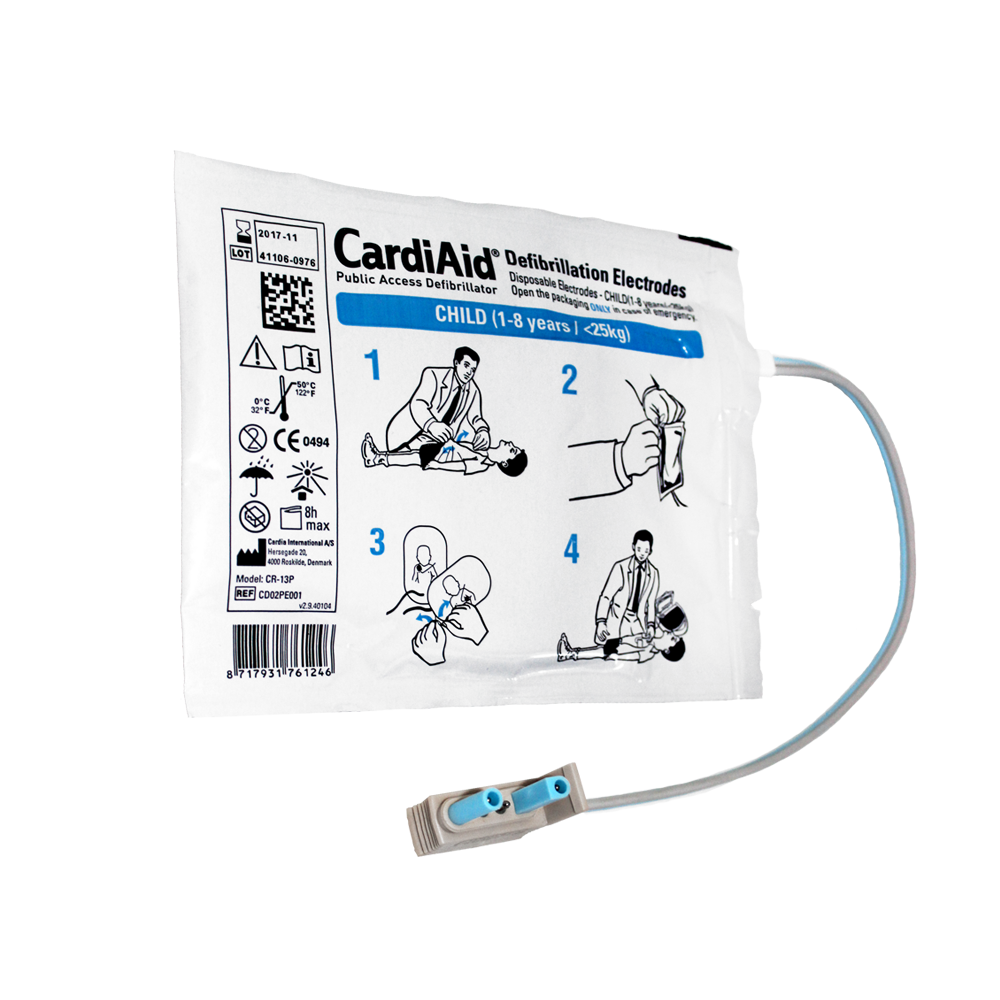 Sada elektrod pro děti pro defibrilátor AED CardiAid - COMPEK MEDICAL ...