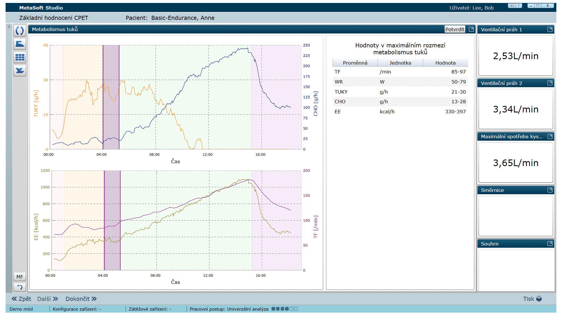 MetaSoft Studio - Energetický metabolismus - COMPEK MEDICAL SERVICES, s ...