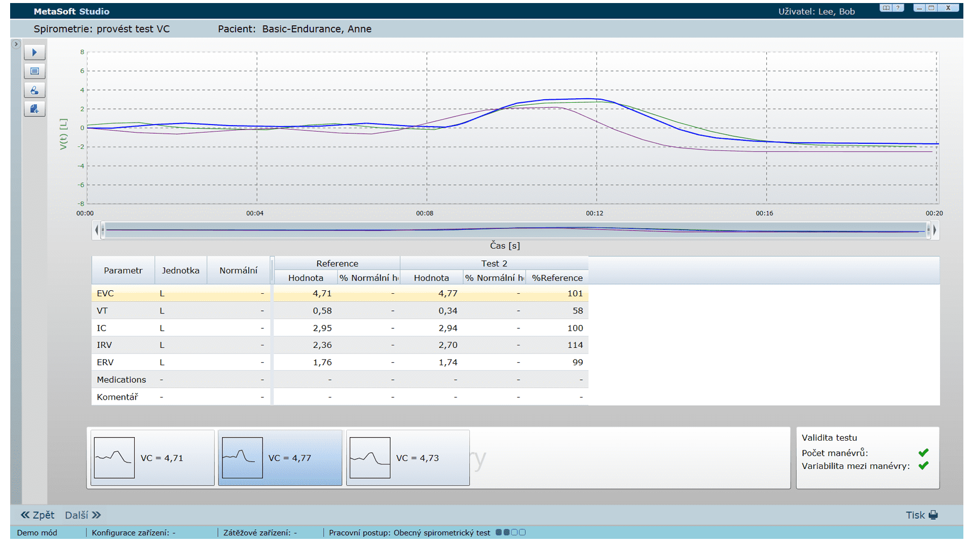 MetaSoft Studio - Spirometrie - COMPEK MEDICAL SERVICES, s.r.o.