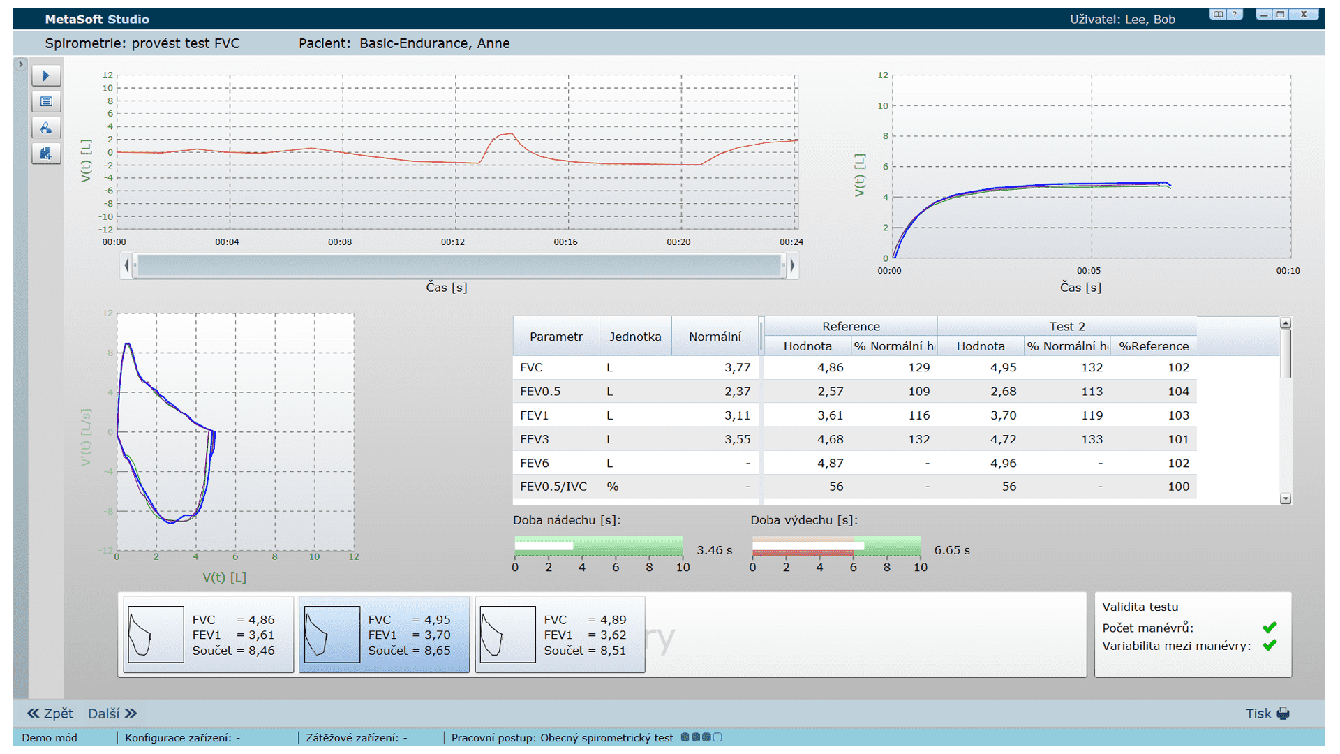 MetaSoft Studio - Spirometrie - COMPEK MEDICAL SERVICES, s.r.o.