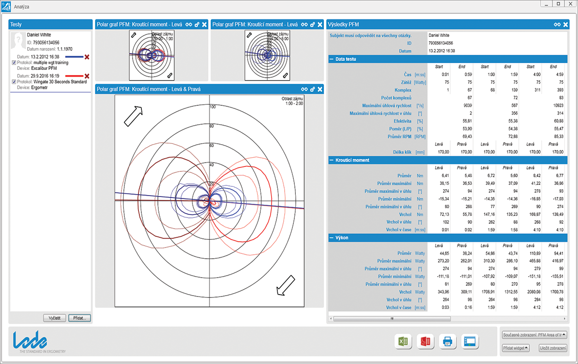 Software Lode Ergometry Manager - LEM 10 - COMPEK MEDICAL SERVICES, s.r.o.