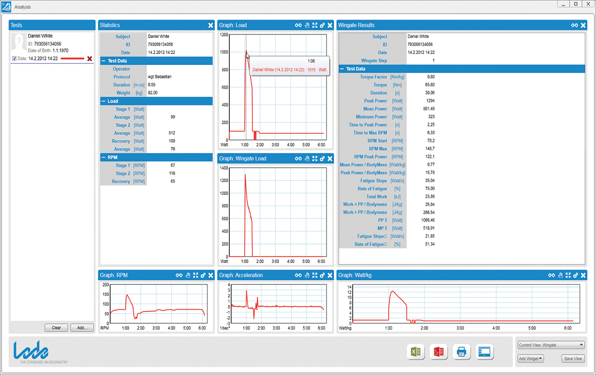 Software Lode Ergometry Manager - LEM 10 - COMPEK MEDICAL SERVICES, s.r.o.